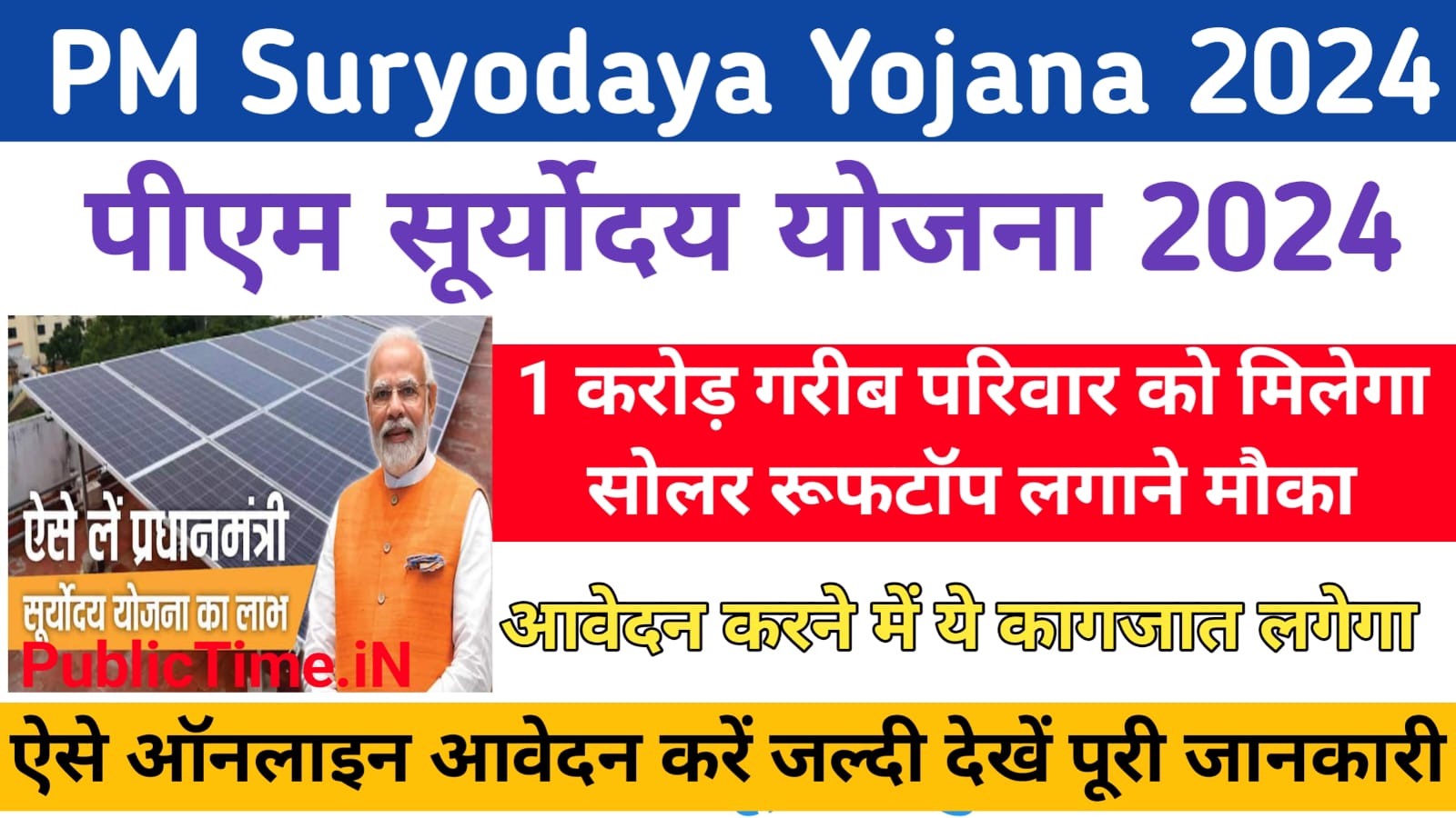 PM Suryoday Yojana 2024 – Apply Online, Registration, Eligibility ...